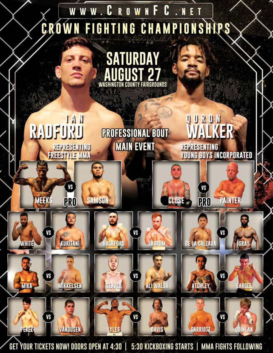 Crown Fighting Championships “CFC” MMA and Kickboxing – Legacy Park