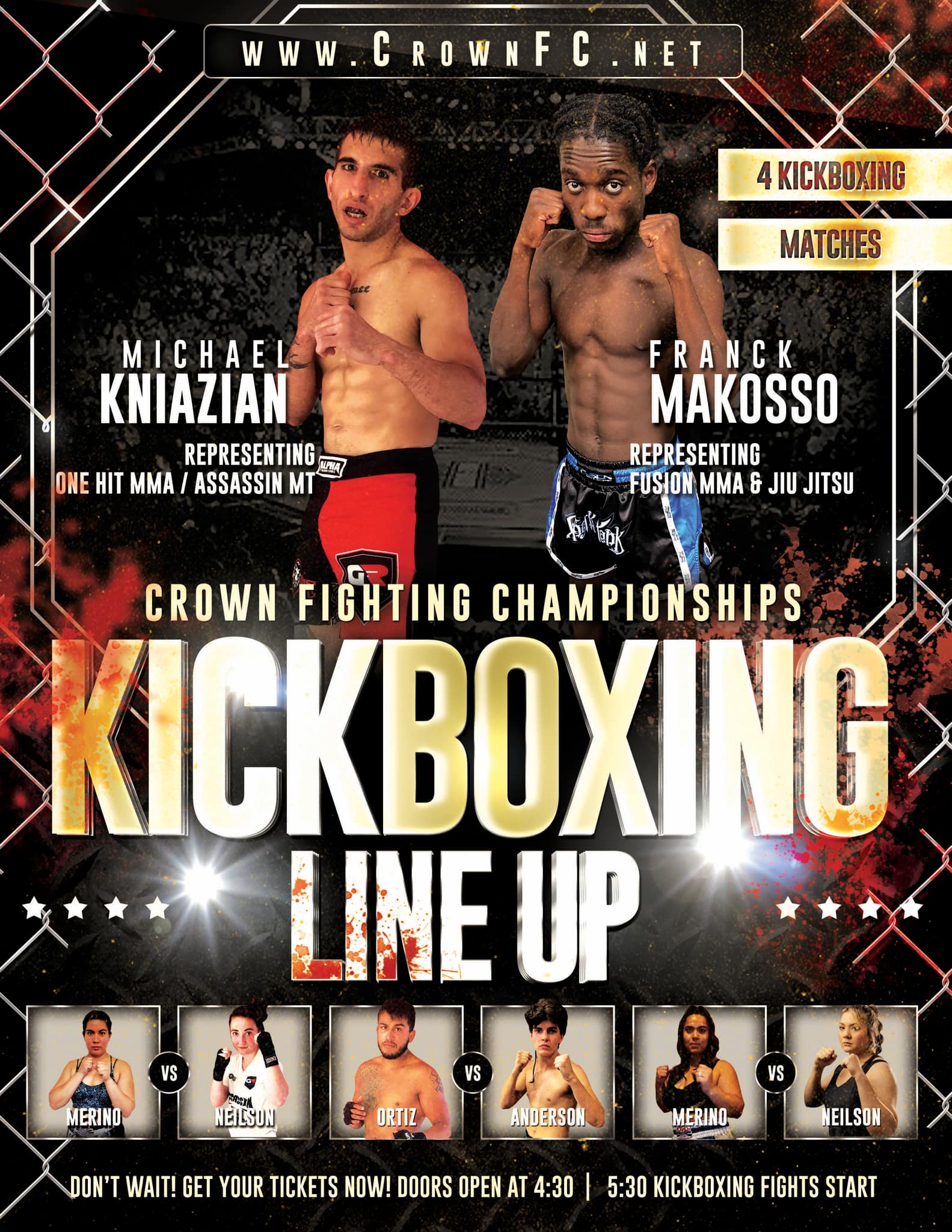 Crown Fighting Championships “CFC” MMA and Kickboxing – Legacy Park